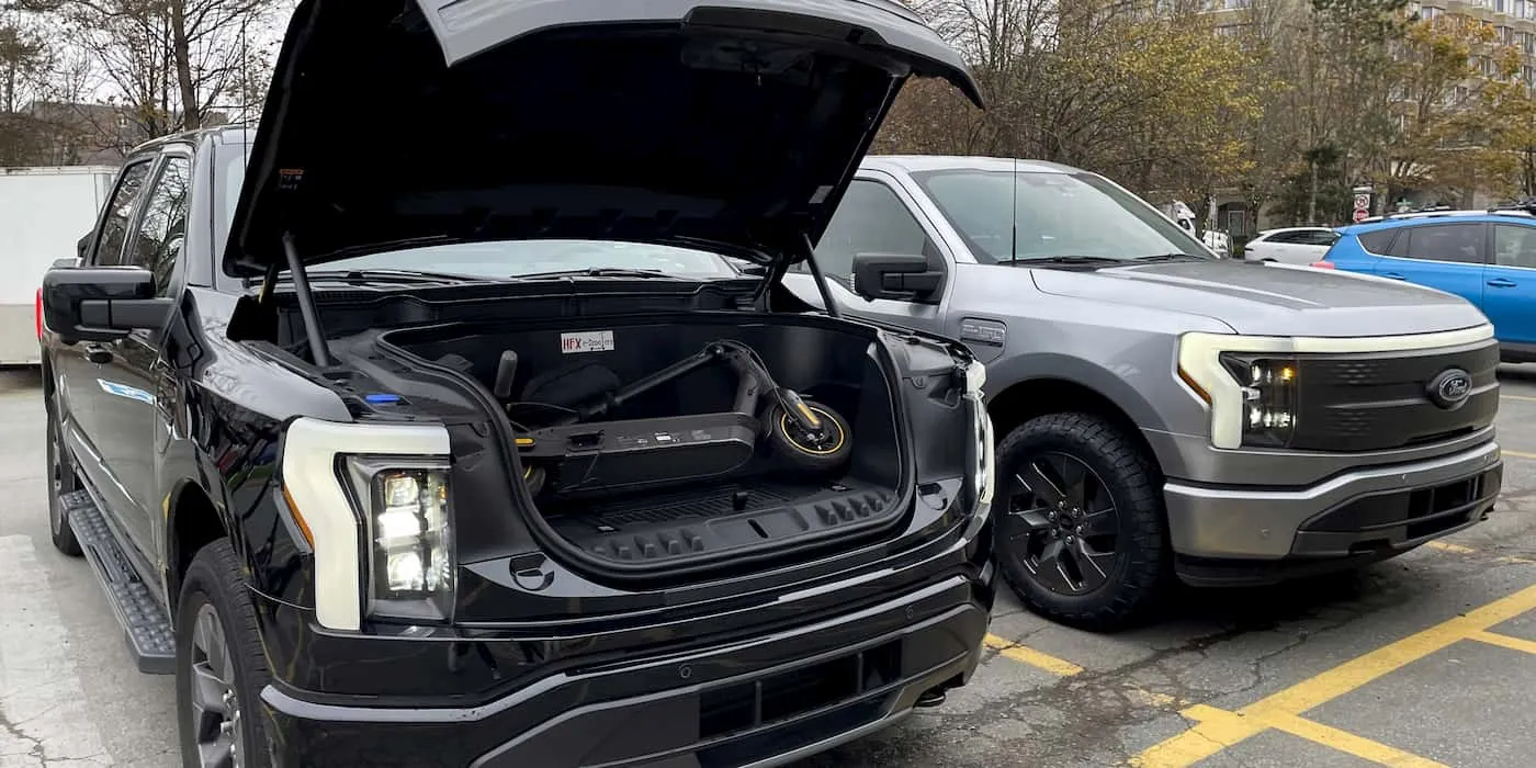 Ford’s latest F-150 Lightning frunk idea would make it the ultimate ...